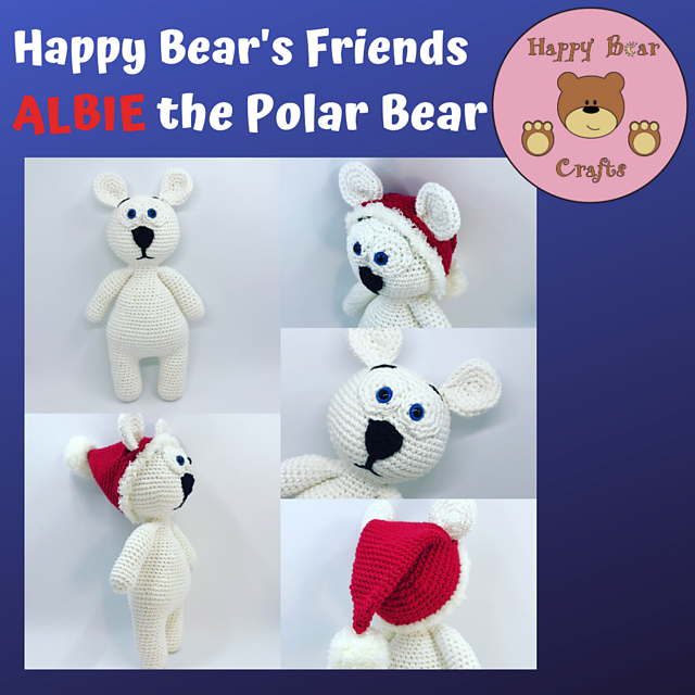 Ravelry: Albie the Polar Bear pattern by Monika Sheridan