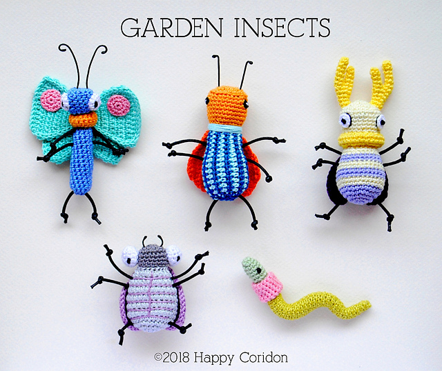 Ravelry: Garden insect pattern by Happy Coridon