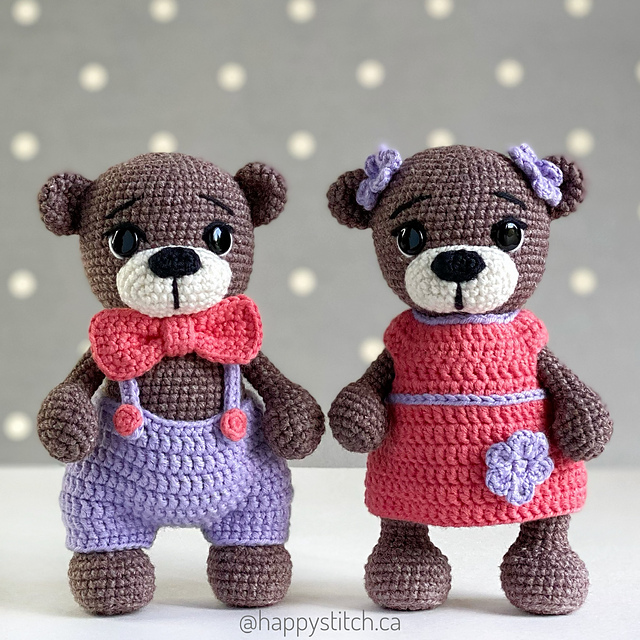 Ravelry: Bear Family pattern by Tatiana Nikashova