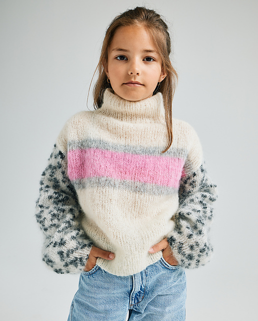 Ravelry: Modèle pull fille Tania pattern by Happywool.com