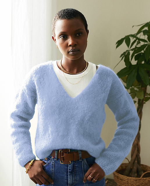 Ravelry: Modèle pull femme Rosy pattern by Happywool.com