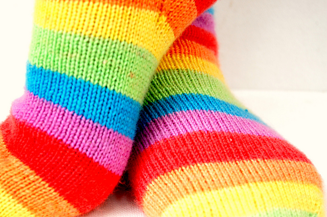 Ravelry: HardDaysKnit's Rainbow Socks