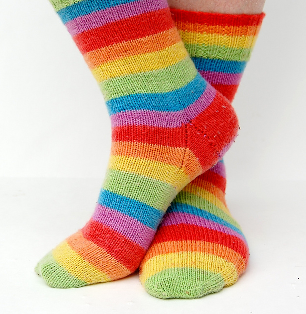 Ravelry: HardDaysKnit's Rainbow Socks