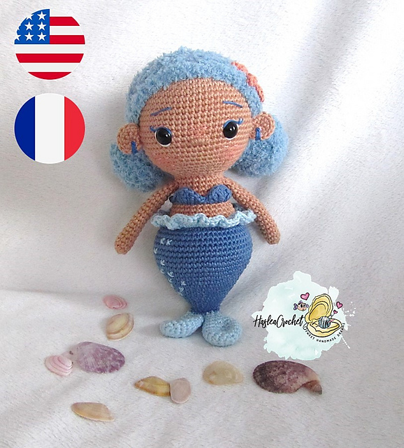 Ravelry: Ondine the mermaid pattern by Anaëlle Tanniou