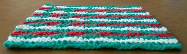 Ravelry: Reversible Candy Canes Cloth pattern by Hazel Furst