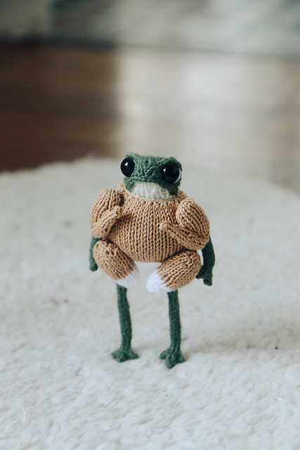 Ravelry: Roasted turkey outfit for frog pattern by Eliott Clop