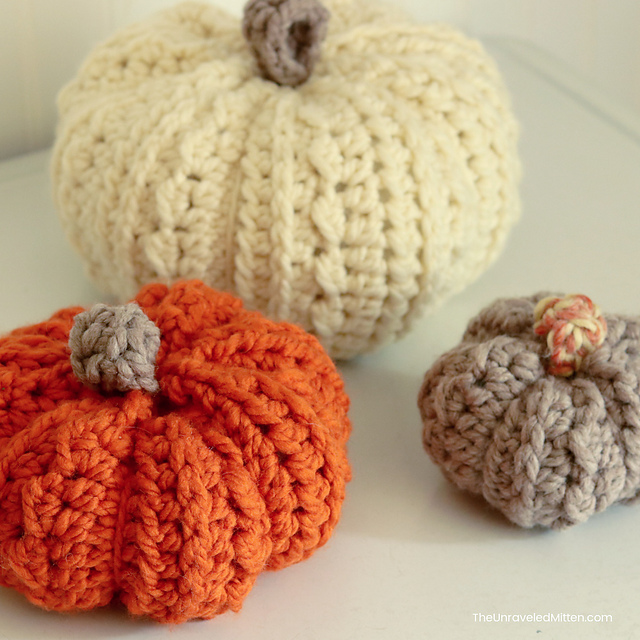 Ravelry: Chunky Fall Pumpkin pattern by Heather J Anderson
