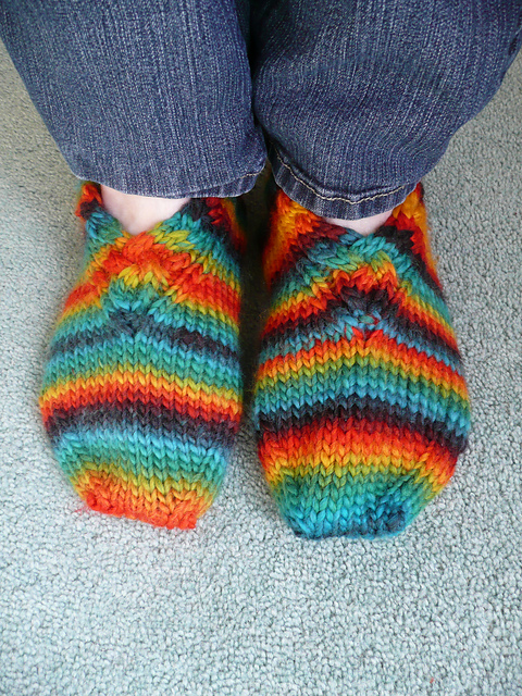 Ravelry: HeatherMurray's Rainbow Stippers