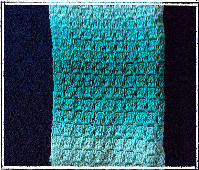 Ravelry: Brick style Crochet Ombre Baby Blanket pattern by Heather Gibbs