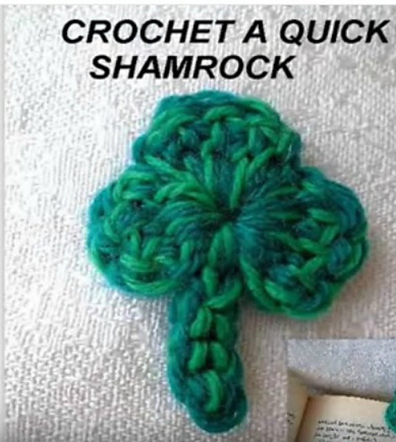 Ravelry: Crochet Shamrock pattern by Emi Harrington