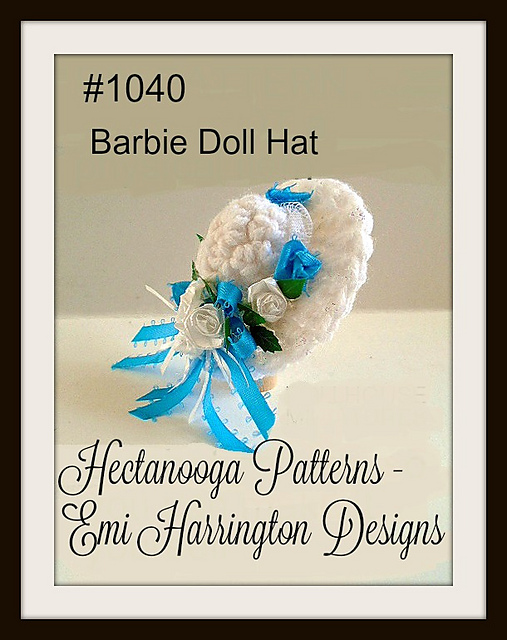 Ravelry: 1040 Barbie Hat pattern by Emi Harrington