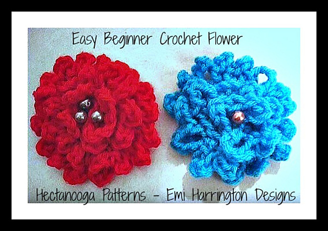 Ravelry: Beginner loopy flower pattern by Emi Harrington
