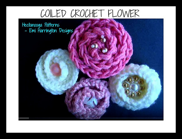 Ravelry: COILED Flower pattern by Emi Harrington