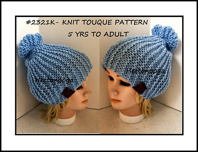 Ravelry: 2321K- Beginner touque pattern by Emi Harrington