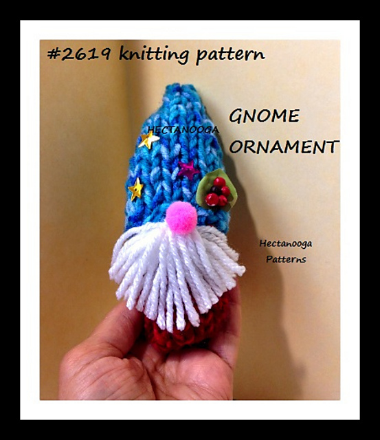 Ravelry: 2619 - YT- KNIT GNOME ORNAMENT pattern by Emi Harrington