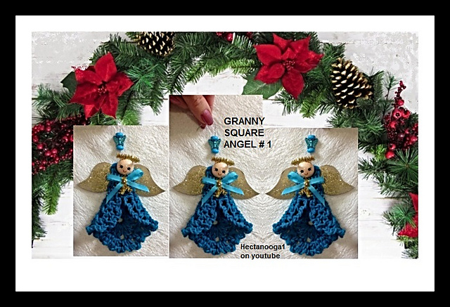 Ravelry: Granny Square Angel # 1 pattern by Emi Harrington