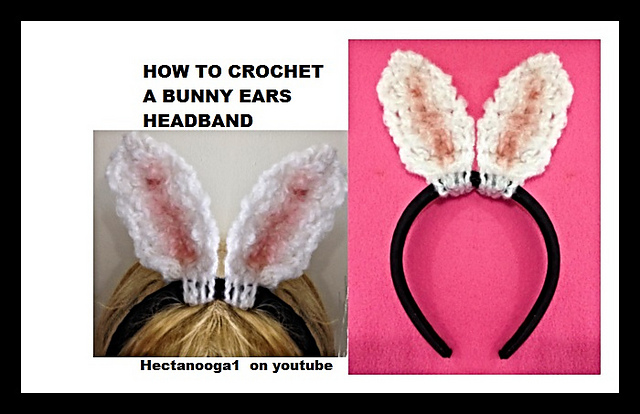 Ravelry: BUNNY ears Headband pattern by Emi Harrington