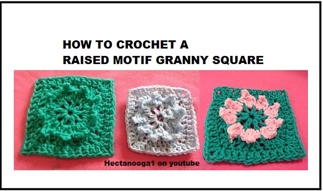 Ravelry: Raised Motif Granny Square pattern by Emi Harrington