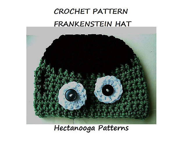 Ravelry: FRANKENSTEIN Halloween HAT pattern by Emi Harrington