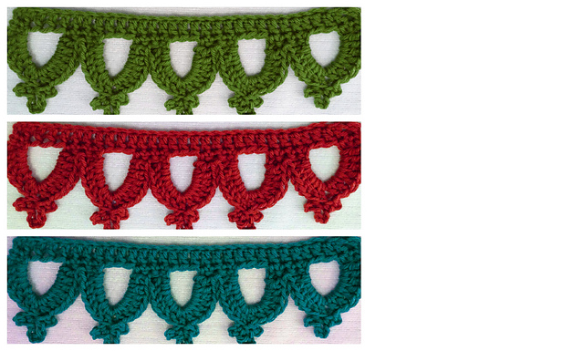 Ravelry: Queen's Crown Loopy Picot Border pattern by Emi Harrington