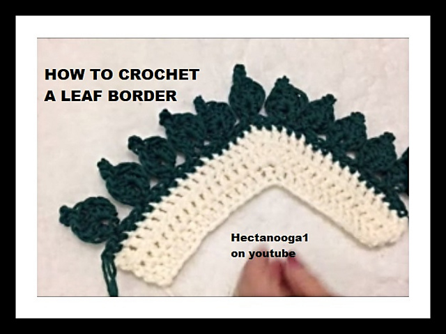 Ravelry: LEAF Border Edging pattern by Emi Harrington