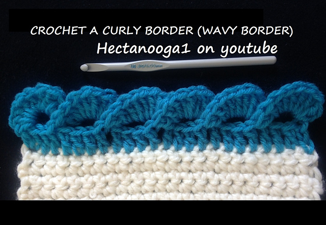 Ravelry: WAVY BORDER curly edging pattern by Emi Harrington