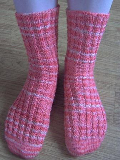 Ravelry: Baby Cable Rib Socks pattern by Hege Svendsen