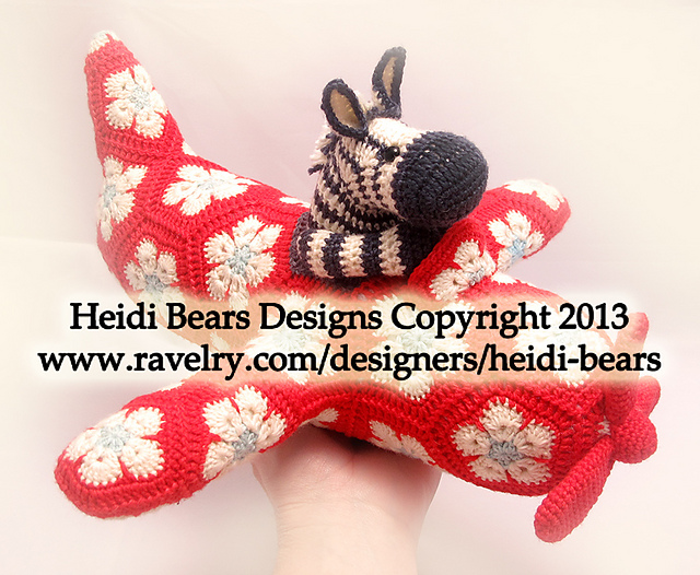 Ravelry: Eddie Lives the Dream African Flower pattern by Heidi Bears