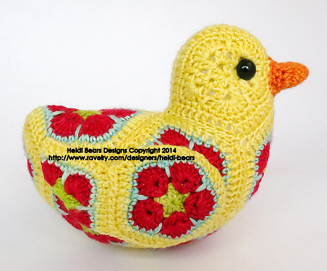Ravelry: Bluebird of Happiness Duck Modification pattern by Heidi Bears