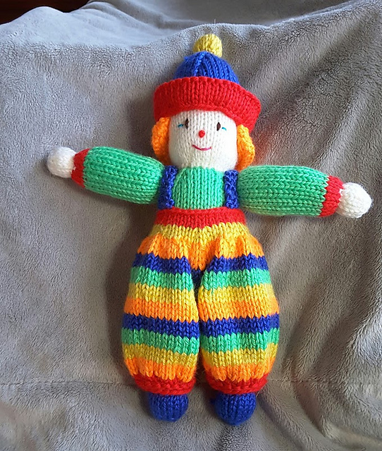 Ravelry: Little Clown pattern by Colette Thompson