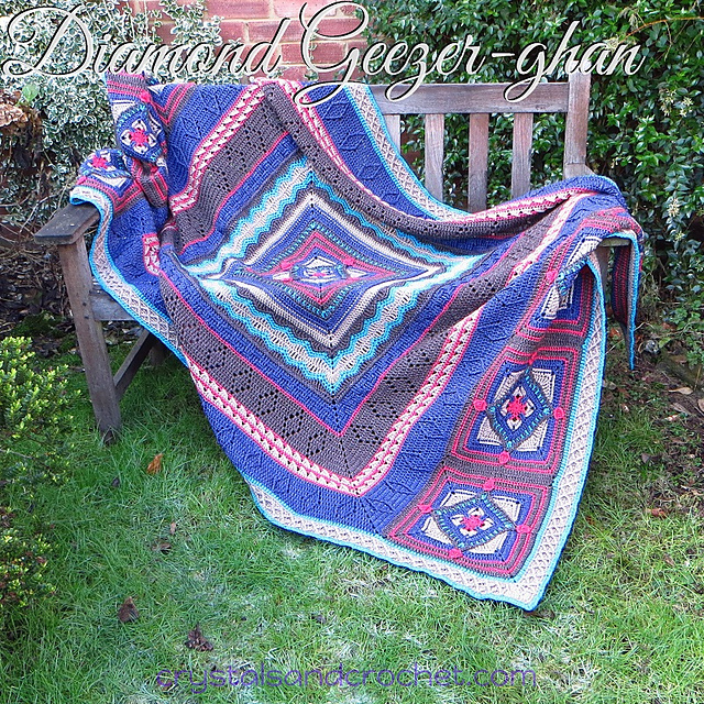 Ravelry: Diamond Geezer-ghan pattern by Helen Shrimpton