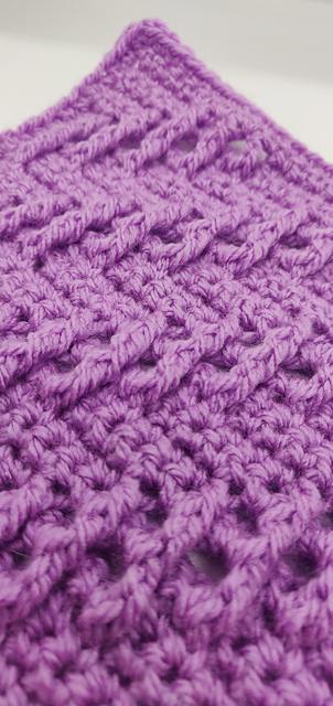 Ravelry: Raised Diagonals Square pattern by Sunflower Cottage Crochet
