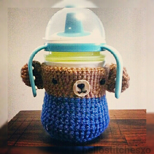 Ravelry: Teddy feeding bottle cover pattern by Divya Natesan