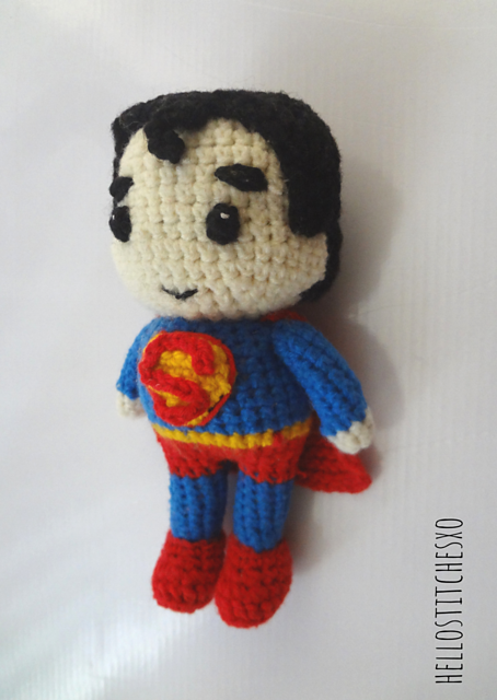 Ravelry: Superman amigurumi pattern by Divya Natesan