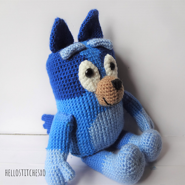 Ravelry: Bluey amigurumi pattern by Divya Natesan