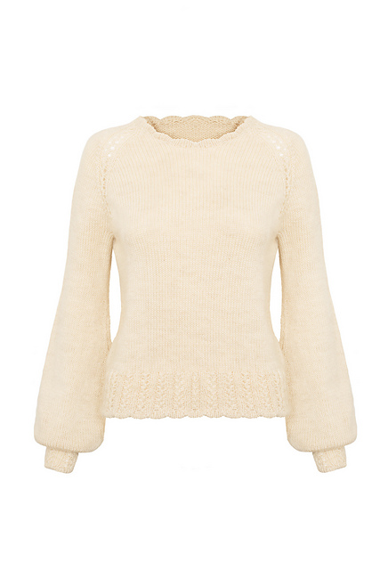 Ravelry: Malham Lace Raglan Jumper pattern by Herd Wool