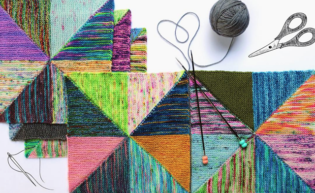 Ravelry: Patchwork Triangles pattern by HeyHollyHoHum