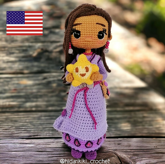 Ravelry: Asha Princess Wish doll pattern by Carmen Lago
