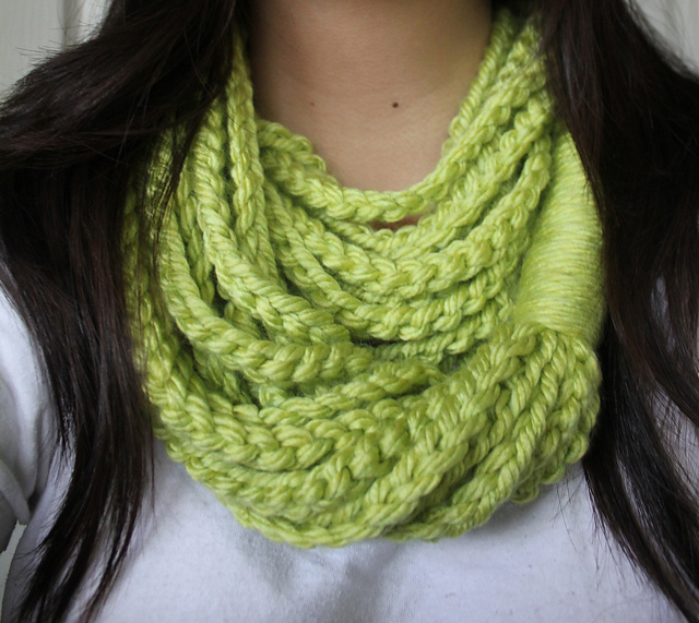 Ravelry: Chain Loop Circle Scarf pattern by Ashley McCann