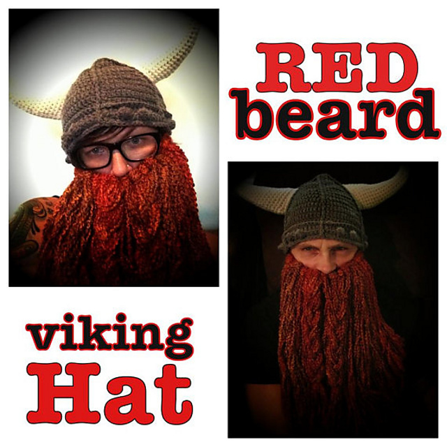 Ravelry: Bearded Viking Hat pattern by HighlyHooked