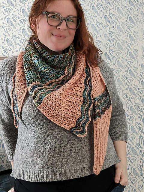 Ravelry: Coral Sampler Shawl pattern by Melanie Beck