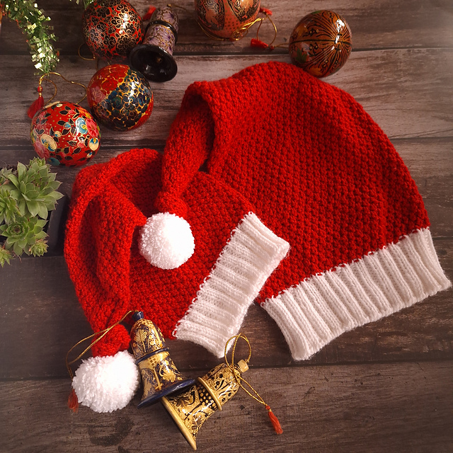 Ravelry: Santa Cap pattern by Olena Kostrytsia