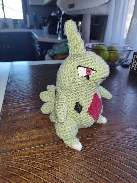 Ravelry: Larvitar (Pokemon) pattern by Mallory Hingos