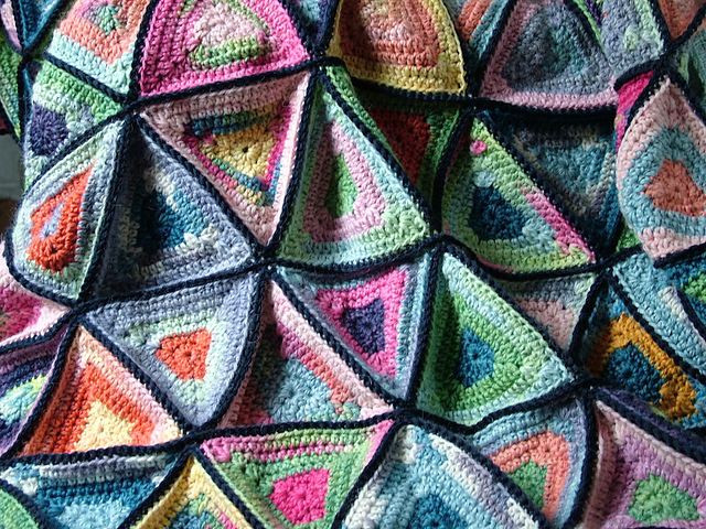 Ravelry: HippyNan's My Triangles Blanket
