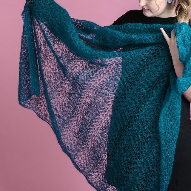 Ravelry: Peacock Shawl pattern by Sys Fredens