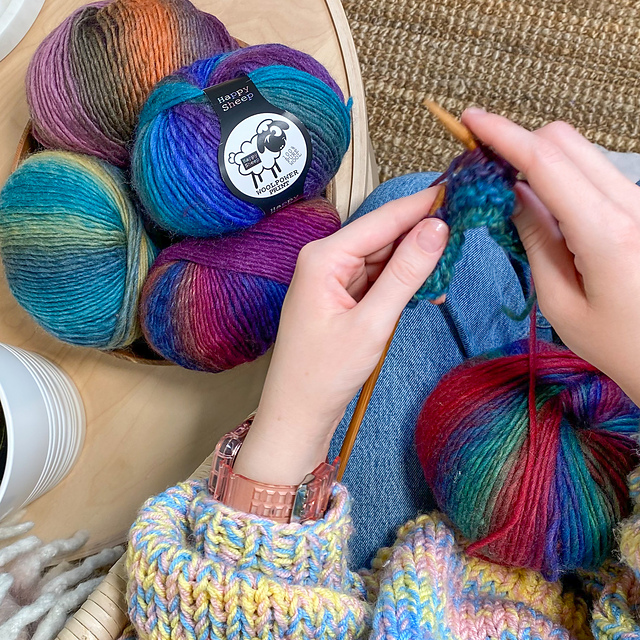 Ravelry: Happy Sheep Woolpower Print