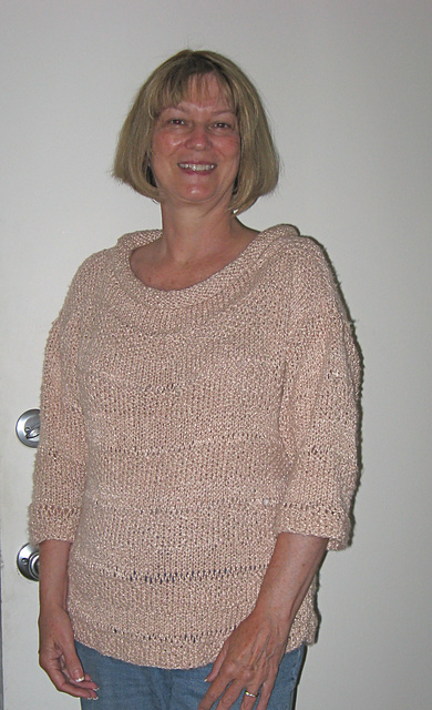 Ravelry: Drop Stitch Pullover Sweater pattern by Barbara Breiter