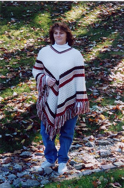 Ravelry: Beautiful V Stitch Poncho pattern by Holly Pelfrey