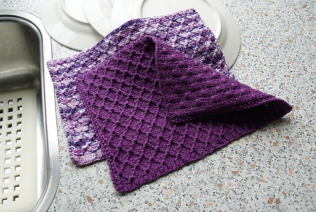Ravelry: Charming Dishcloth with Smocking Stitch pattern by Athena van ...