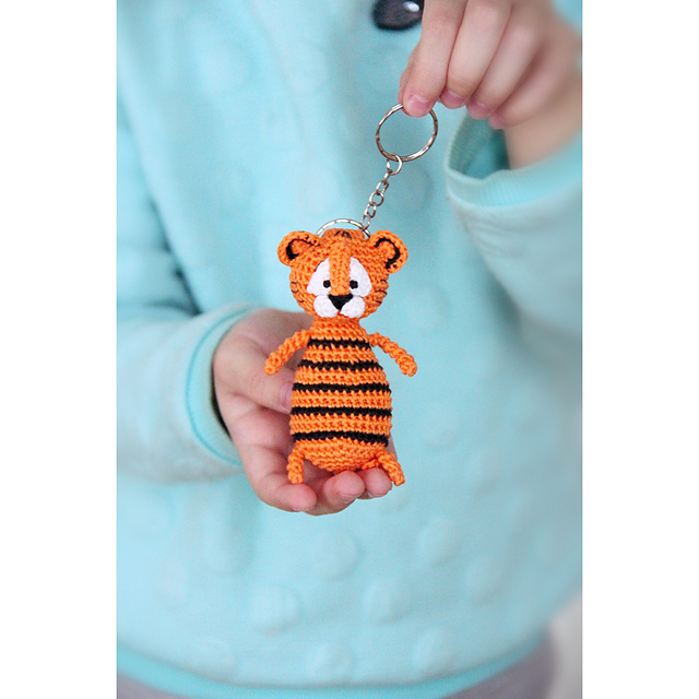 Ravelry: Amigurumi Tiger Keychain pattern by Irina Kibets